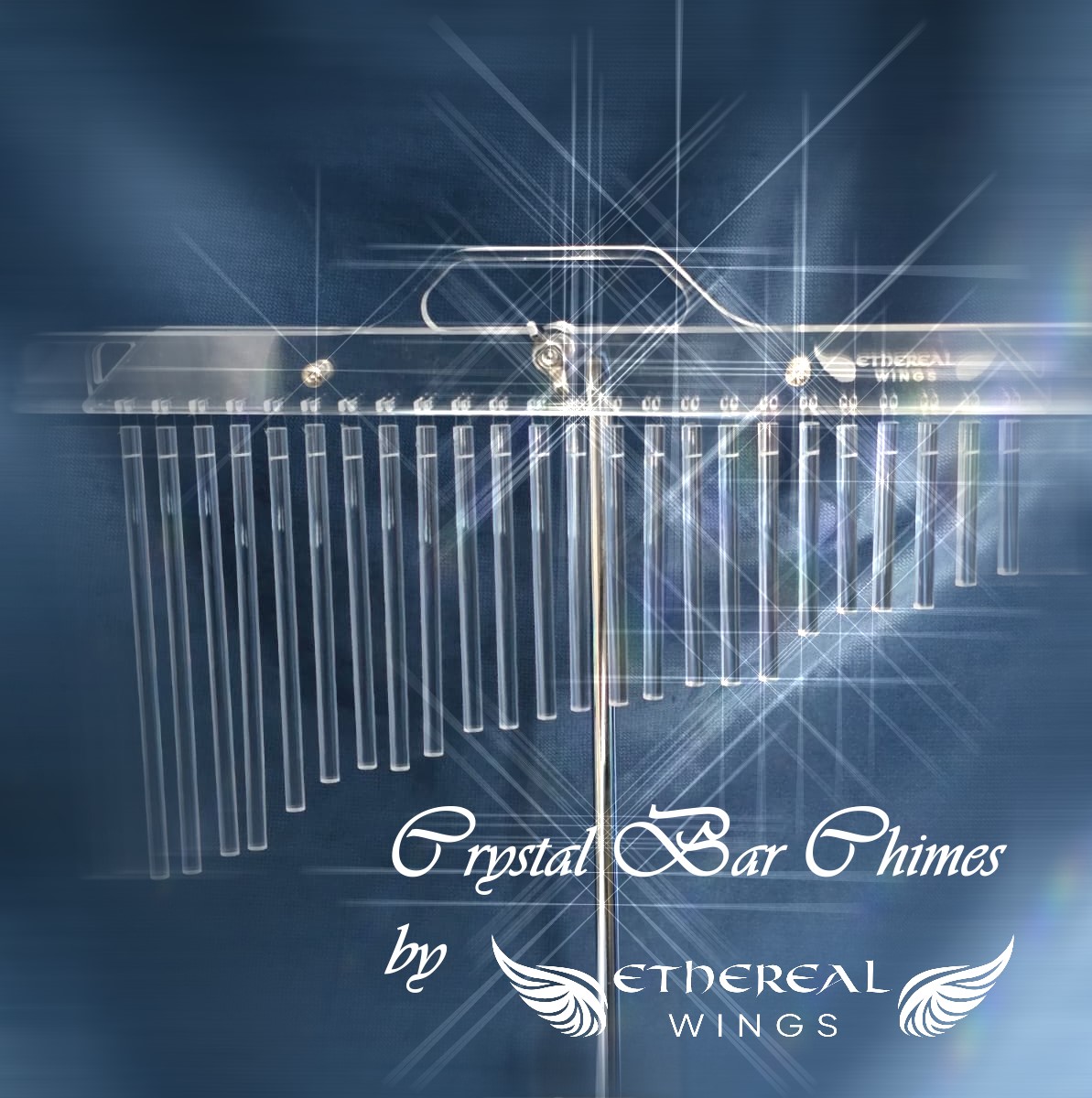 Crystal Bar Chimes 24 ~ Pure ethereal waterfall - Ethereal Wings ...
